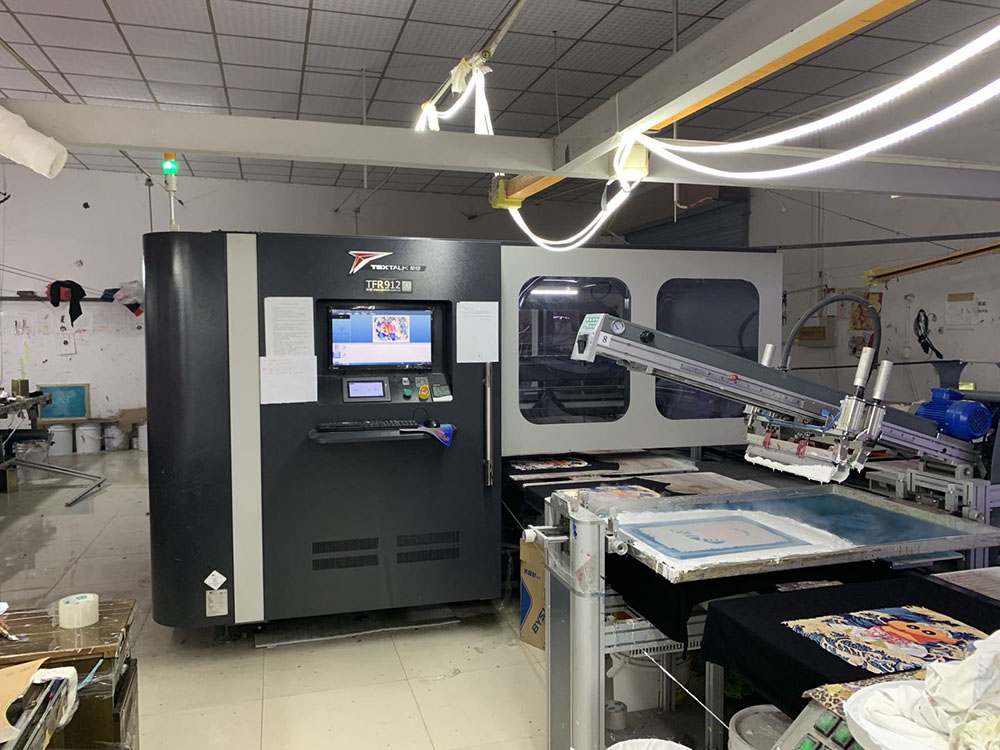 China customer workshop - digital textile printer Textalk