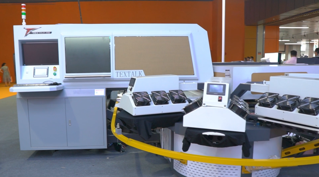 Textalk new printing machines attracted many visitors in the TSCI ...