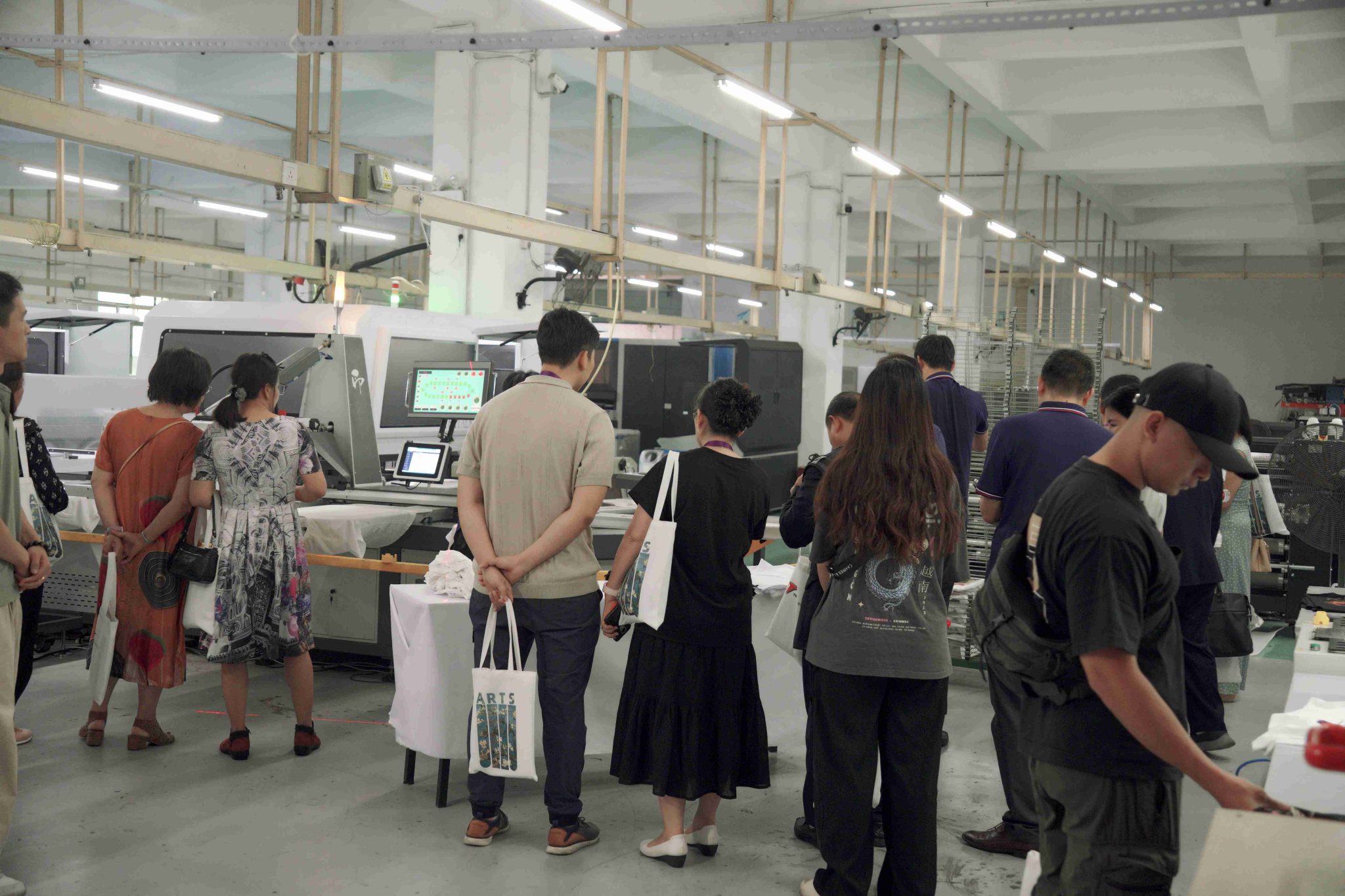 Many Customers visited Textalk - digital textile printer Textalk